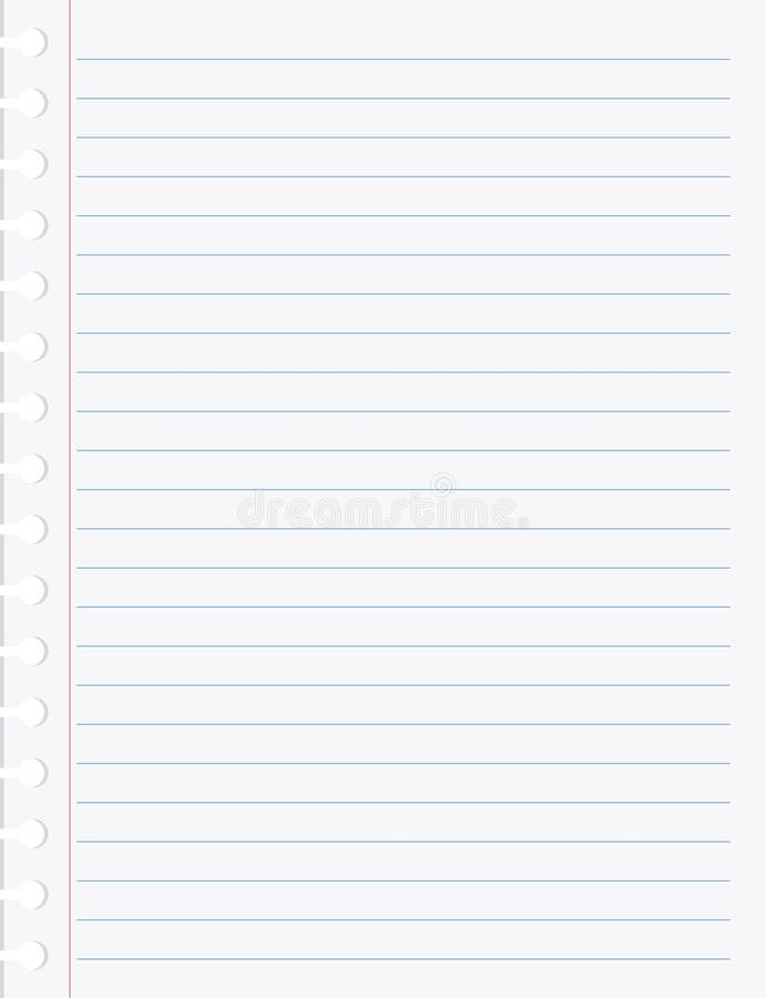 Notebook Sheet, Designer for Backgrounds Stock Vector - Illustration of ...