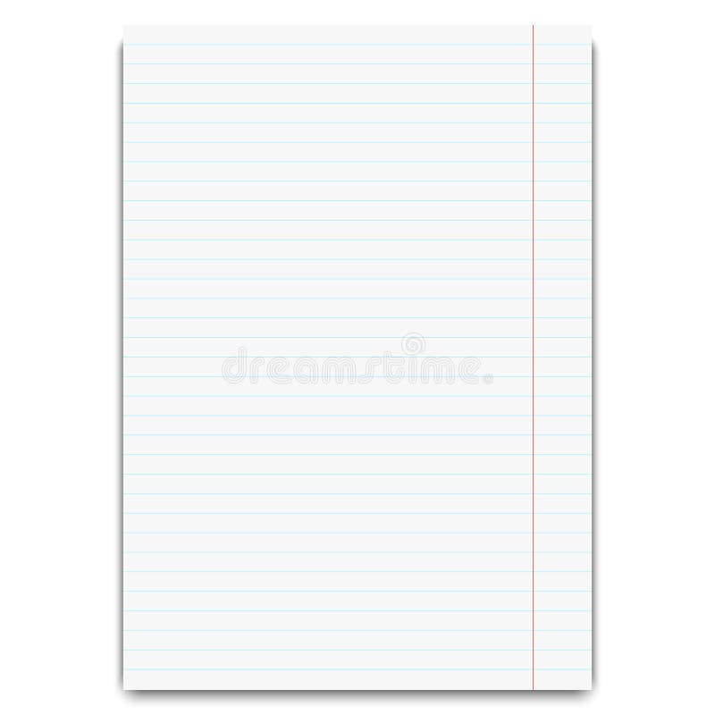 Notebook sheet in line stock vector. Illustration of grid - 156472499