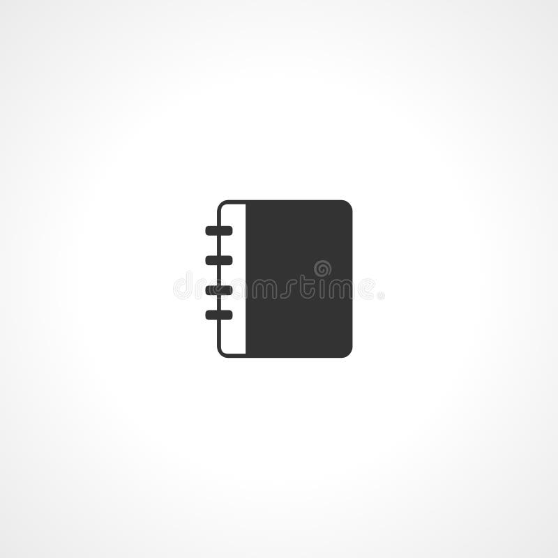 Notebook Sign. Notebook Isolated Simple Icon Stock Vector ...