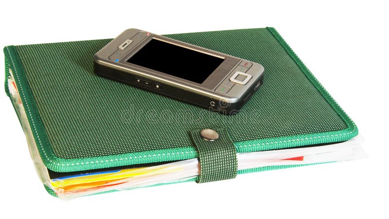Notebook and smart phone stock photo. Image of open, equipment - 5766084
