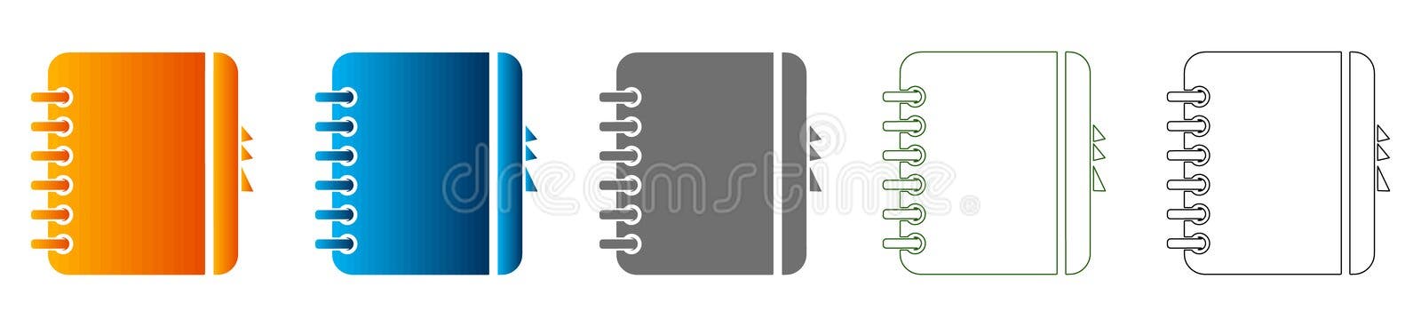 Spiral Flat Icon Set Symbol Stock Illustrations – 7,570 Spiral Flat ...