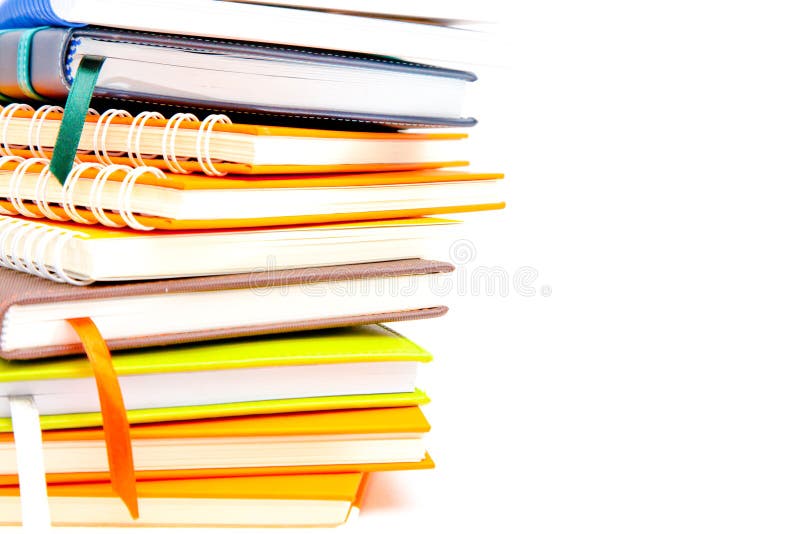 Notebook stack stock photo. Image of note, media, open - 25777526