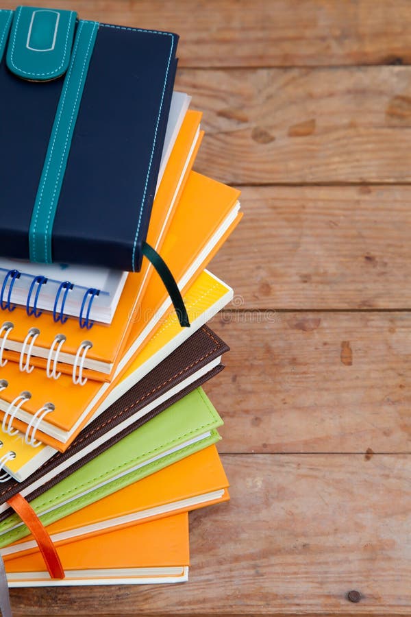 Notebook stack stock image. Image of literature, letter - 24855771
