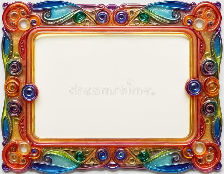 Notebook-style Decorative School Frame with Spiral Binding and Doodle ...