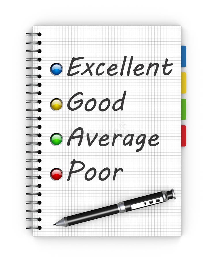 Notebook survey stock illustration. Illustration of choosing - 32044352