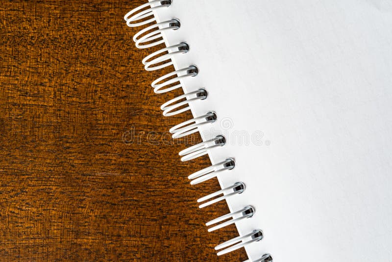 Notebook on the Table, Closeup Stock Photo - Image of plan, book: 45956246