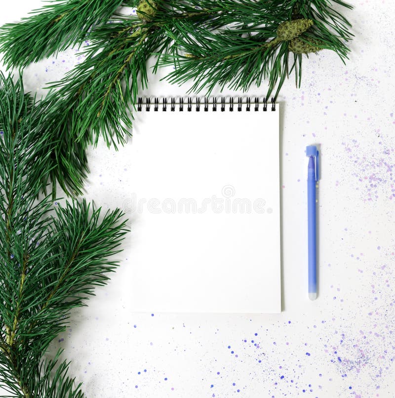 Notebook on the Table. Entry Form. Red Background. Stock Image - Image ...