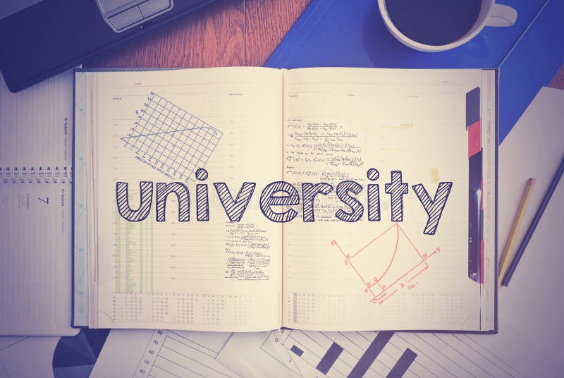 Notebook with Text Inside Associated with the Education - University ...