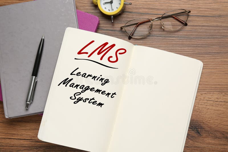 Notebook with Text Learning Management System and Its Abbreviation LMS ...