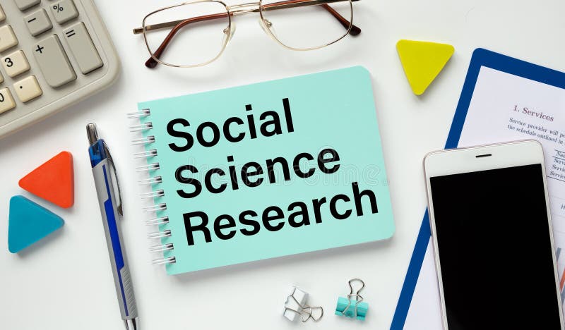 Social Science Research is Written on a Notepad Stock Photo - Image of ...