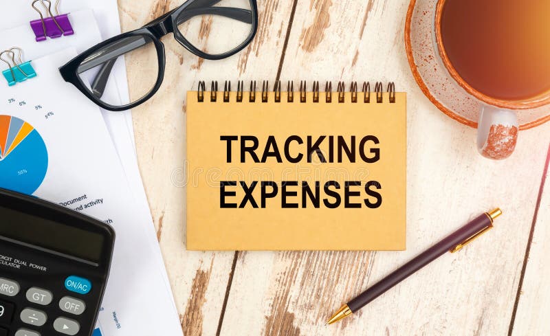 Tracking expenses. stock image. Image of white, finances - 36082065