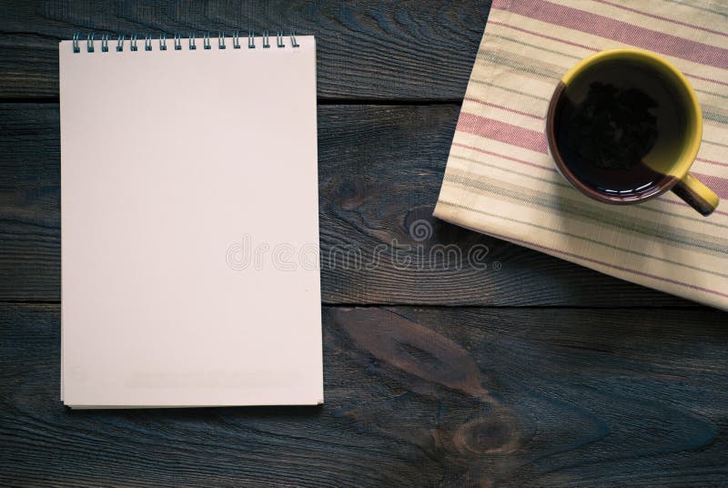 Notebook to write recipes stock photo. Image of concept - 52199582