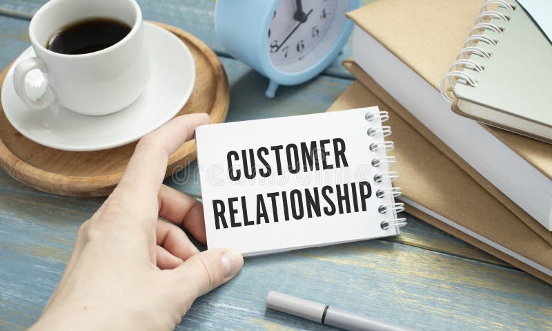 Toolls and Notes about Customer Relationship,concept Stock Photo ...