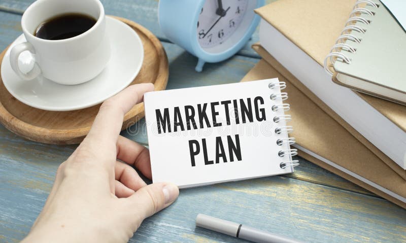 With Toolls and Notes about Marketing Plan Stock Image - Image of ...