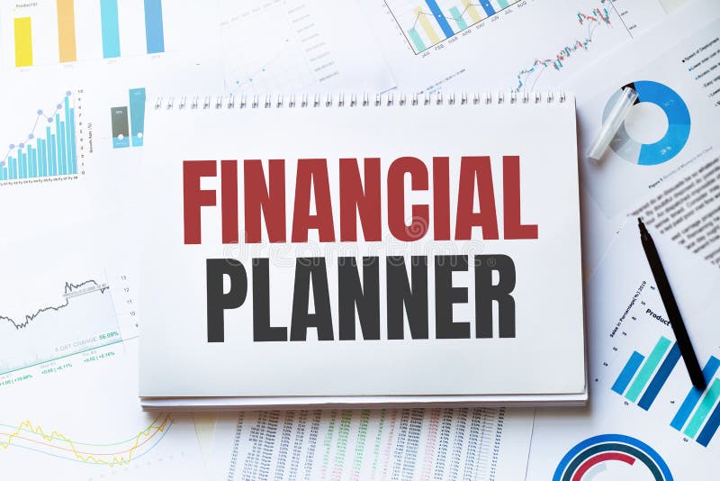 Notebook with Tools and Notes about FINANCIAL PLANNER Stock Photo ...