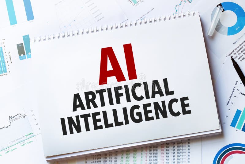 Notebook with Tools and Notes with Text AI - Artificial Intelligence ...