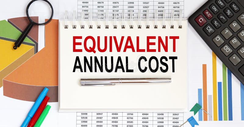 Notebook with Tools and Notes with Text EQUIVALENT ANNUAL COST with ...