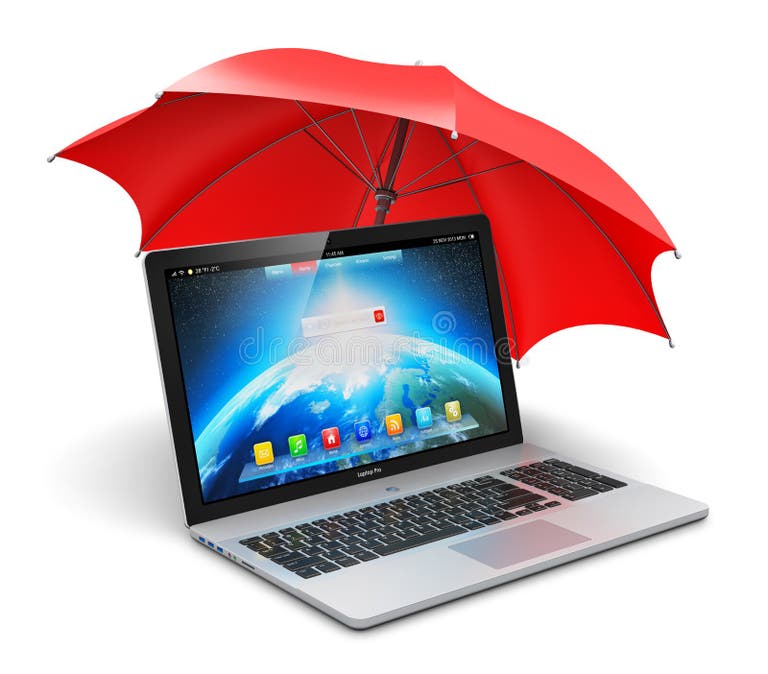 Computer Security Umbrella Stock Illustrations – 2,023 Computer ...