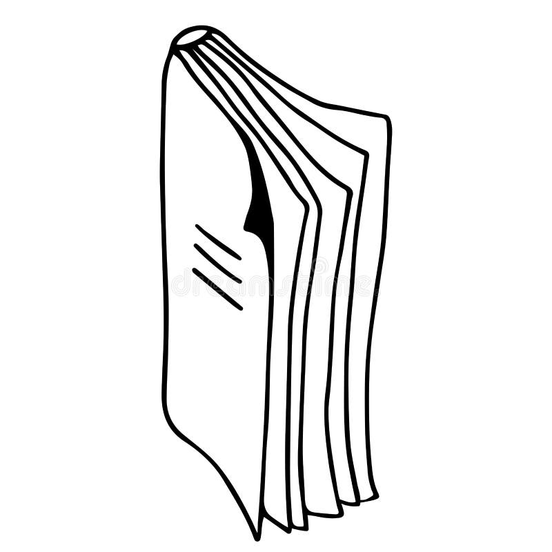 Notebook Vector Color Icon. Hand-drawn Book, Notebook. Back To School ...