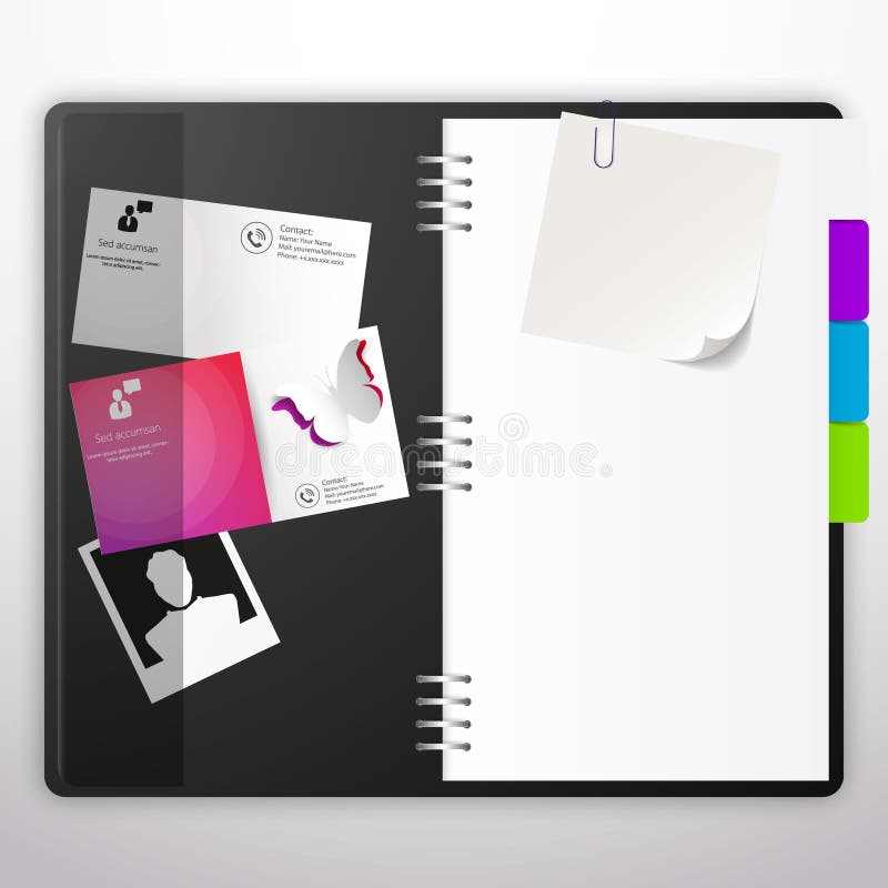 Notebook Vector design. stock vector. Illustration of block - 39490277