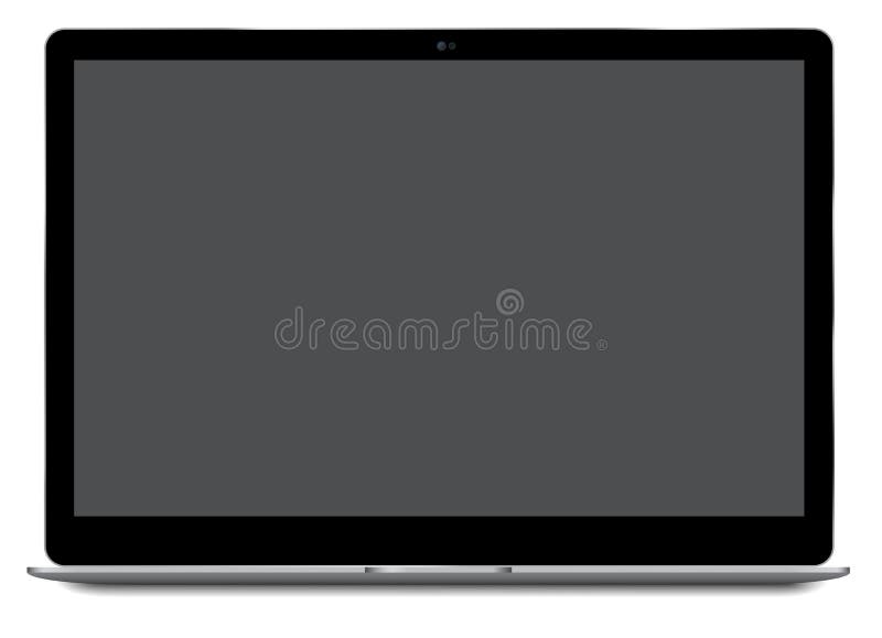 Notebook Laptop Template stock vector. Illustration of laptop - 141960883