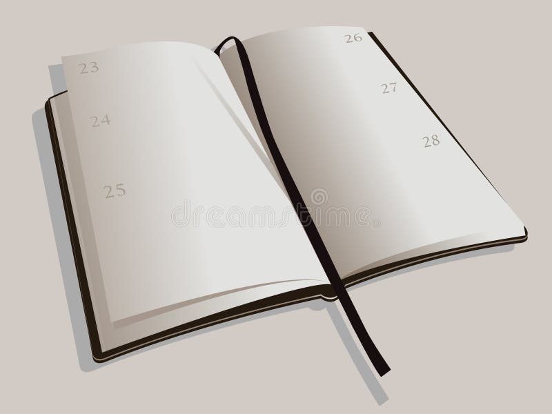 Notebook Visual stock illustration. Illustration of everyday - 318320