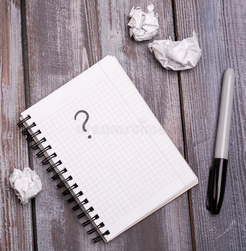 Notebook stock image. Image of note, blank, mark, empty - 51267063