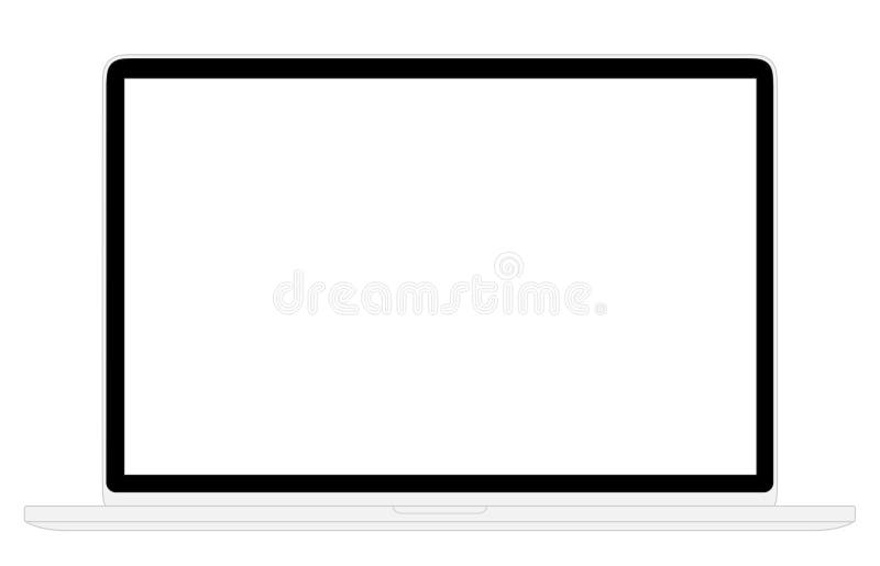 Notebook Wireframe Web Site Screen Display White Stock Vector ...