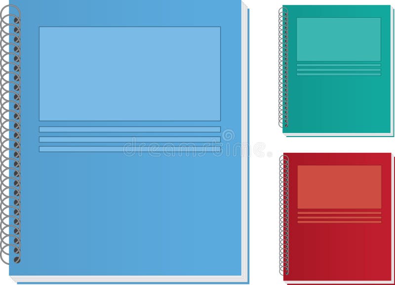 Notebooks stock vector. Illustration of papers, notebook - 23841967