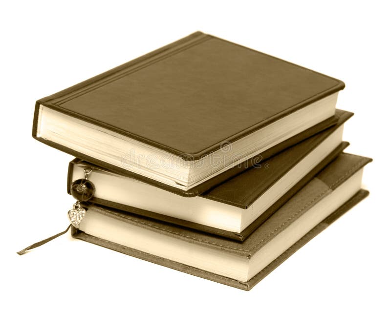 Notebooks with book-mark stock photo. Image of office - 7287832