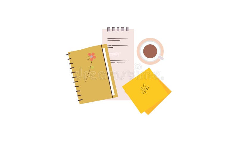 Notebooks Notepads Memo Pads Planners Logo Vector Stock Vector ...