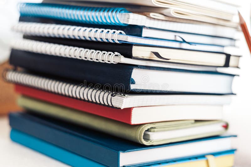 Stack of school textbooks stock photo. Image of books - 10750734