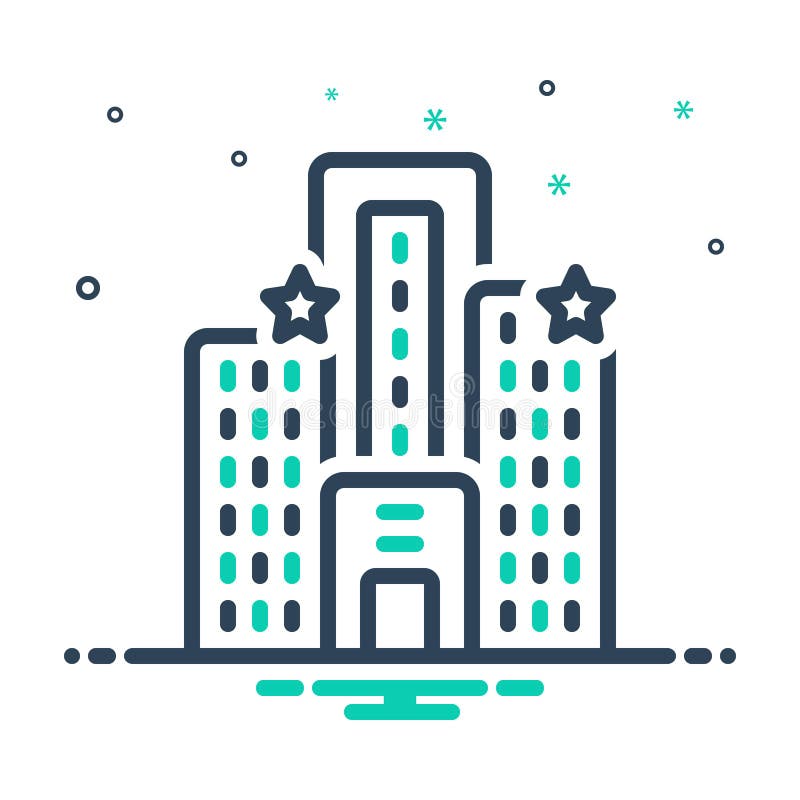 Mix Icon for Noted, Eminent and Famous Stock Vector - Illustration of ...