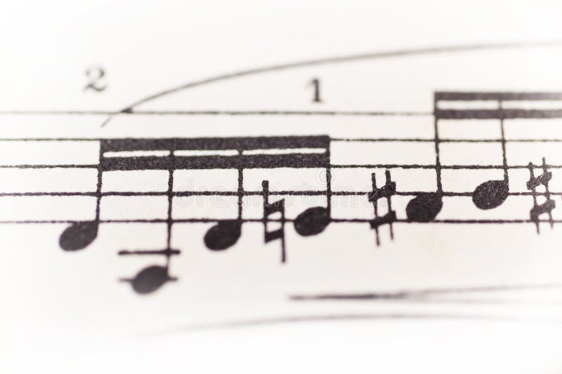 Notenblatt stockfoto. Bild von anmerkungen, papier, foto - 36379316