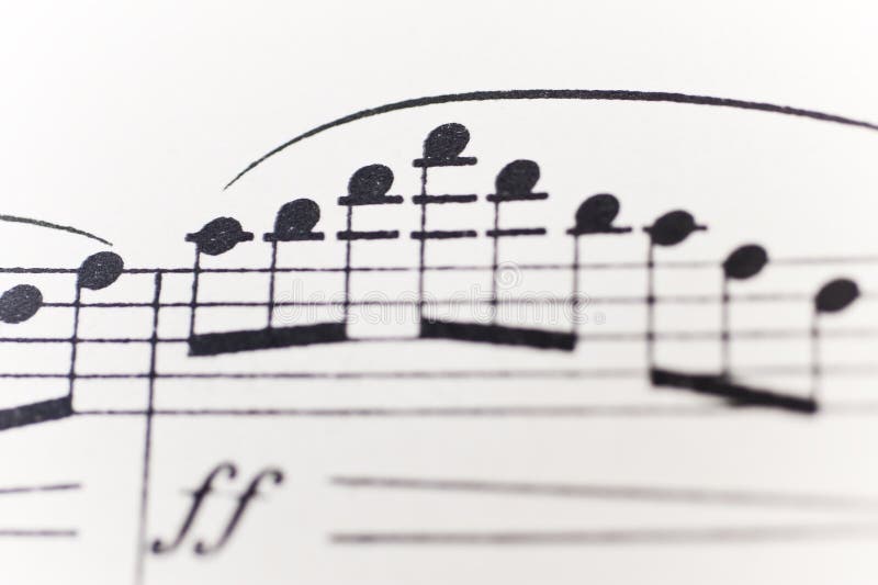 Notenblatt stockbild. Bild von klassisch, harmonisch - 36379327