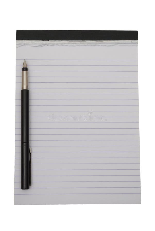 Notepad stock image. Image of isolated, notebook, black - 11062691