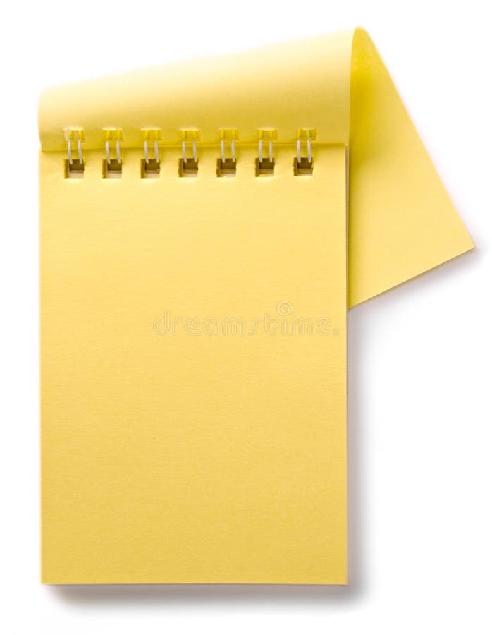 Notepad stock photo. Image of notebook, paper, open, studio - 13635862