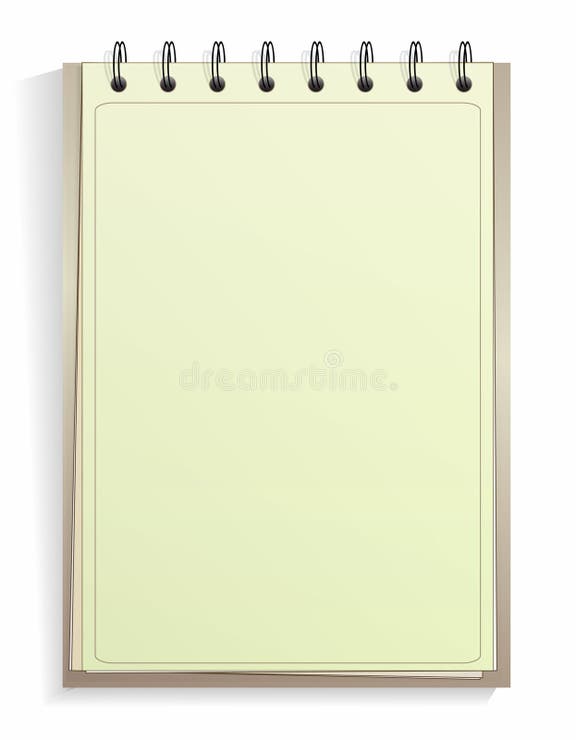 Notepad Vertical Stock Illustrations – 4,765 Notepad Vertical Stock ...