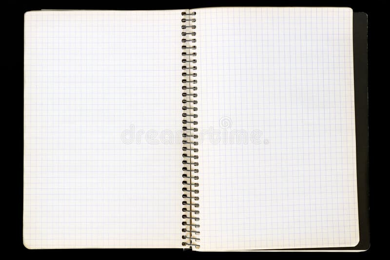 Empty Blank Ring, Spiral Notepad, One Orange Pen Stock Photo - Image of ...