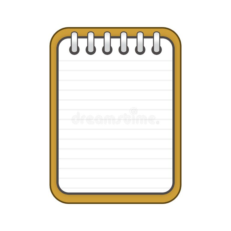 Notepad Illustration Stock Illustrations – 125,385 Notepad Illustration ...