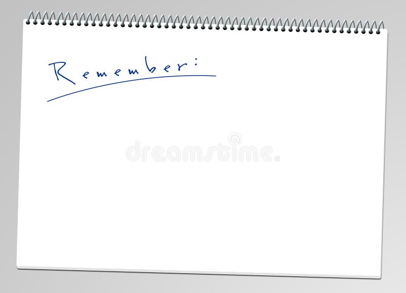 Remember Note Stock Illustrations – 23,421 Remember Note Stock ...