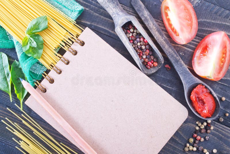 Notepad stock image. Image of paper, health, ingredient - 47301913