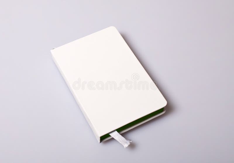Notepad with a Blank Sheet of Paper for Writing. Template with a Field ...