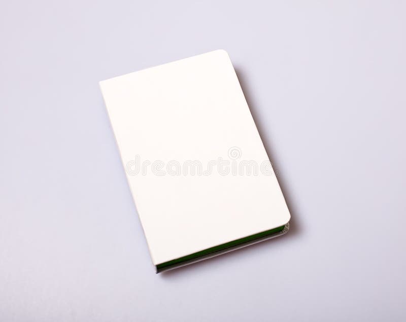 Notepad with a Blank Sheet of Paper for Writing. Template with a Field ...