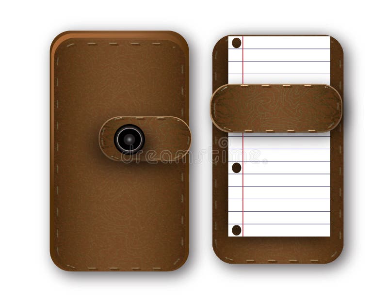 Brown notepad Background stock illustration. Illustration of note ...