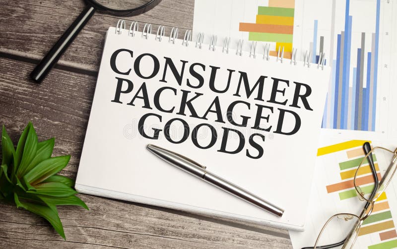 Notepad ,chart and Calculator. Top View Text CPG - Consumer Packaged ...