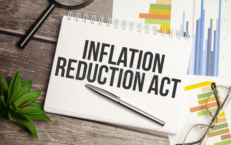 Notepad ,chart and Calculator. Top View Text INFLATION REDUCTION ACT ... Notepad ,chart and Calculator. Top View Text INFLATION REDUCTION ACT ...