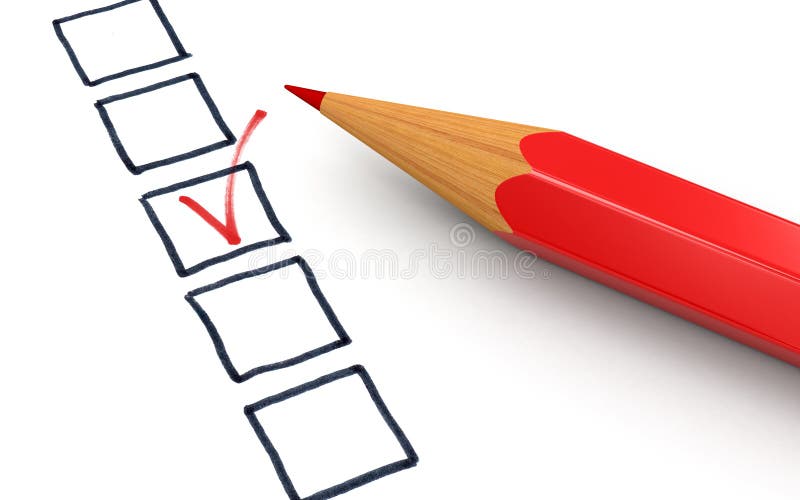 Notepad Checklist (clipping Path Included) Stock Illustration ...