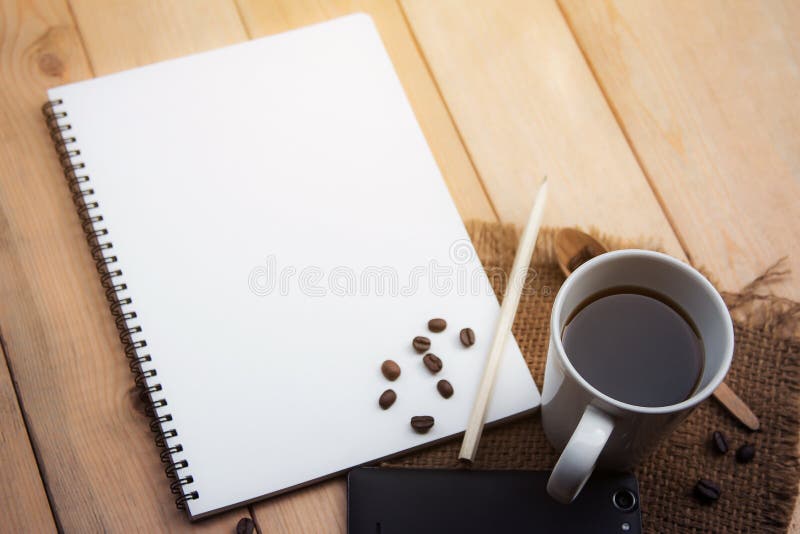 Notepad And Coffee Picture. Image: 89693122