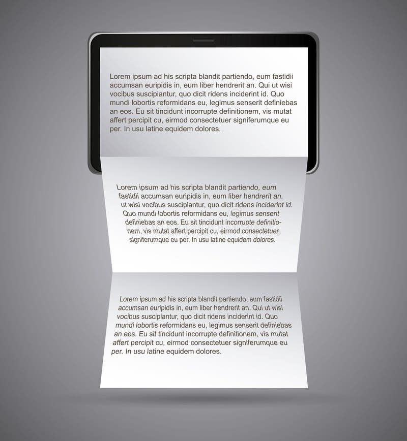 Notepad Design with Green Geometric Pattern Stock Vector - Illustration ...